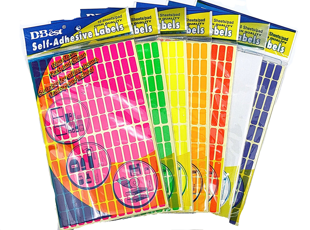 DBEST SELF-ADHESIVE LABELS 8mm x 20mm – Premio Stationery