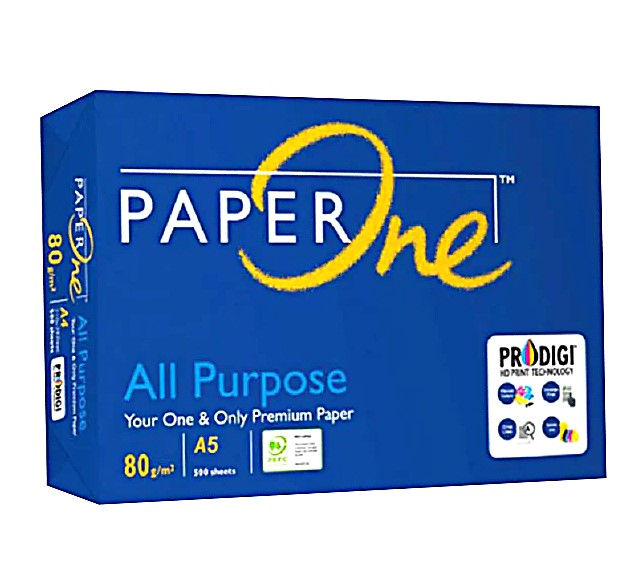PAPER ONE A5 PAPER 80GSM - (1 ream) – Premio Stationery