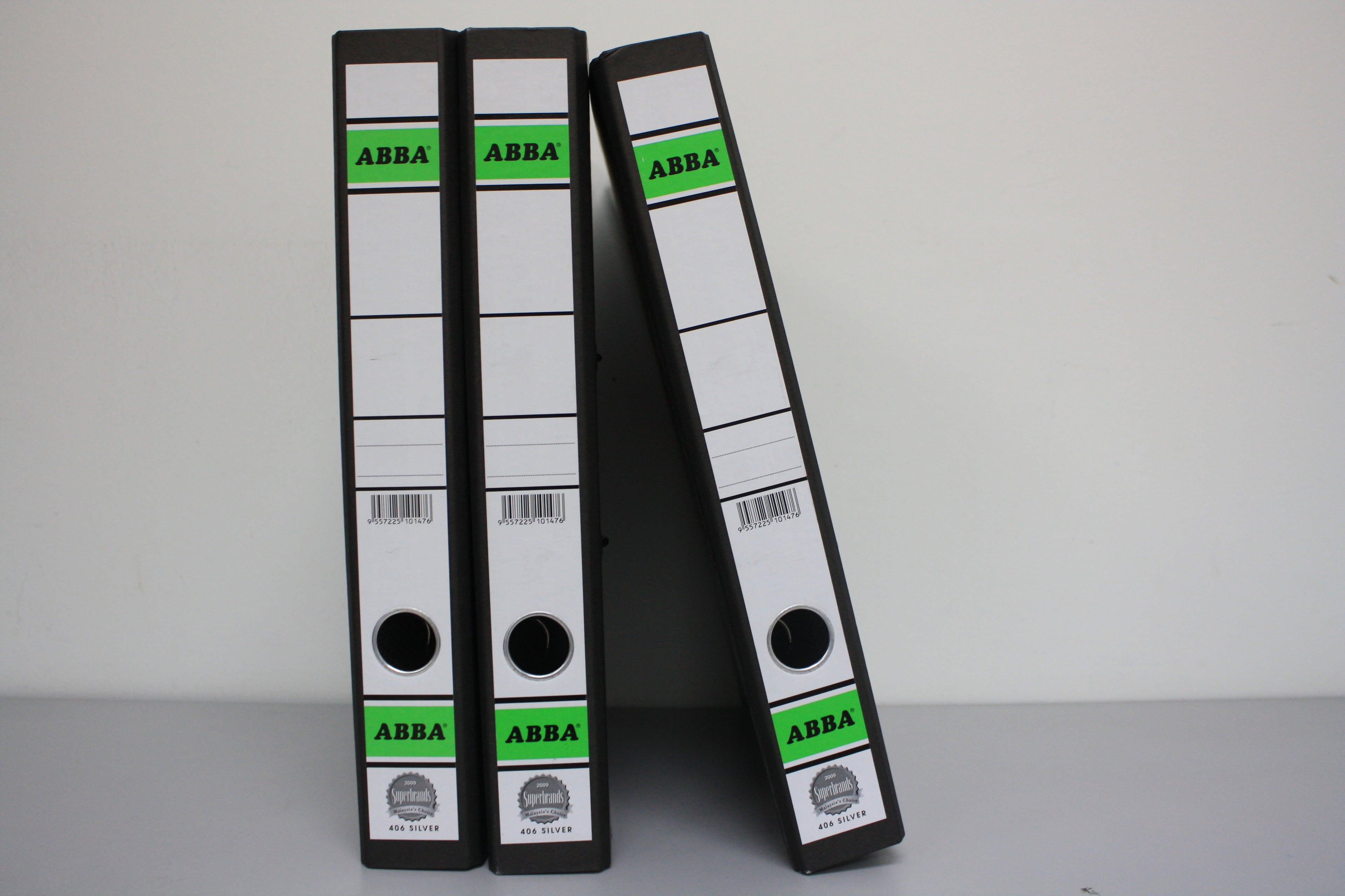 ABBA 2'' Lever Arch File #406 Silver F4 – Premio Stationery