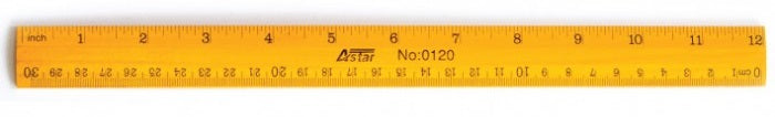 Astar 12'' Wooden Ruler – Premio Stationery