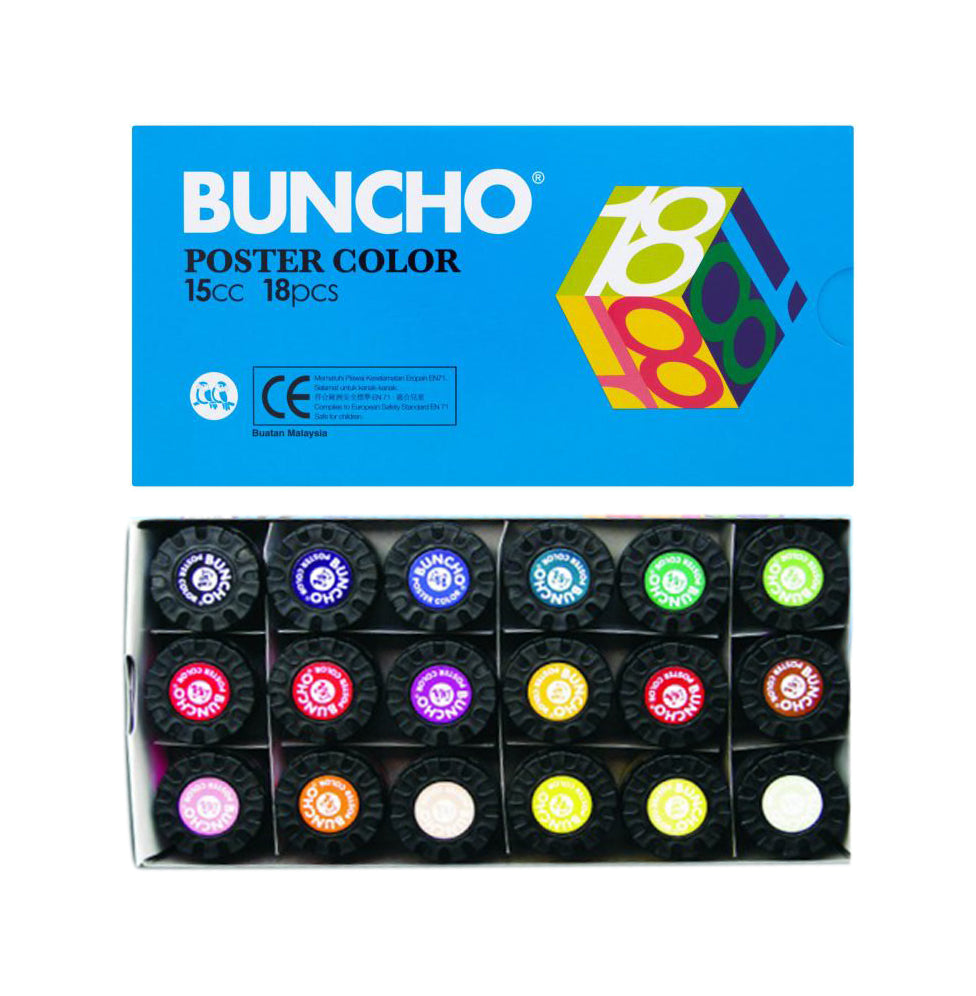 BUNCHO Poster Colour 15cc 18-c – Premio Stationery