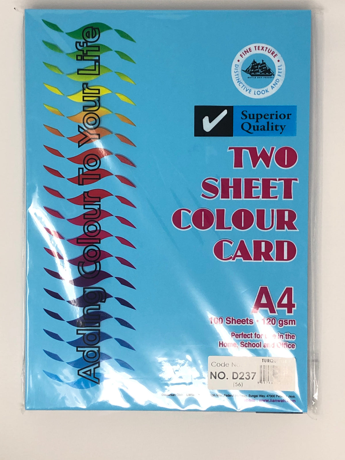 Battleship 2 Sheet Card 120GSM A4 (Dark Colour) – Premio Stationery