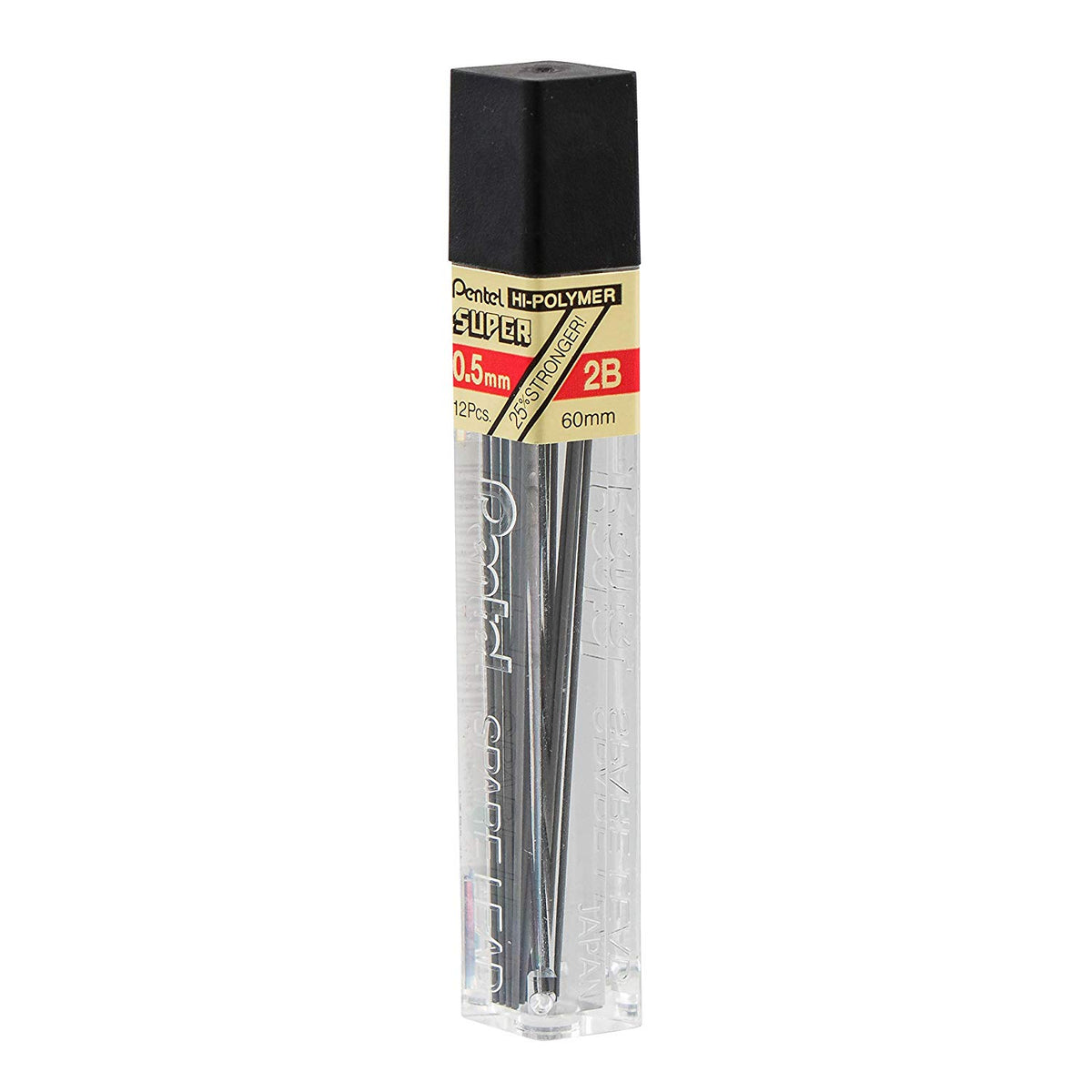Pentel 100 0.5MM 2B 12PCs Hi-Polymer Lead – Premio Stationery
