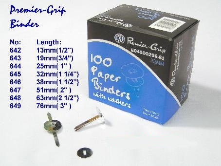 Premier Grip Binder 76MM 200PCs – Premio Stationery