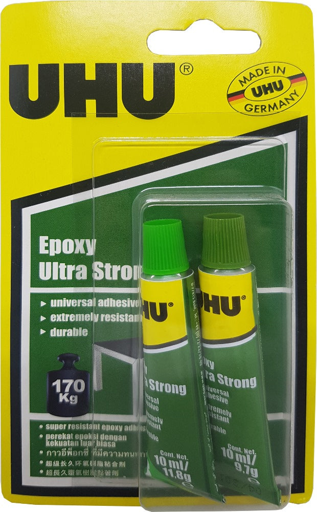 UHU Epoxy Ultra Strong 2 x 10ML – Premio Stationery